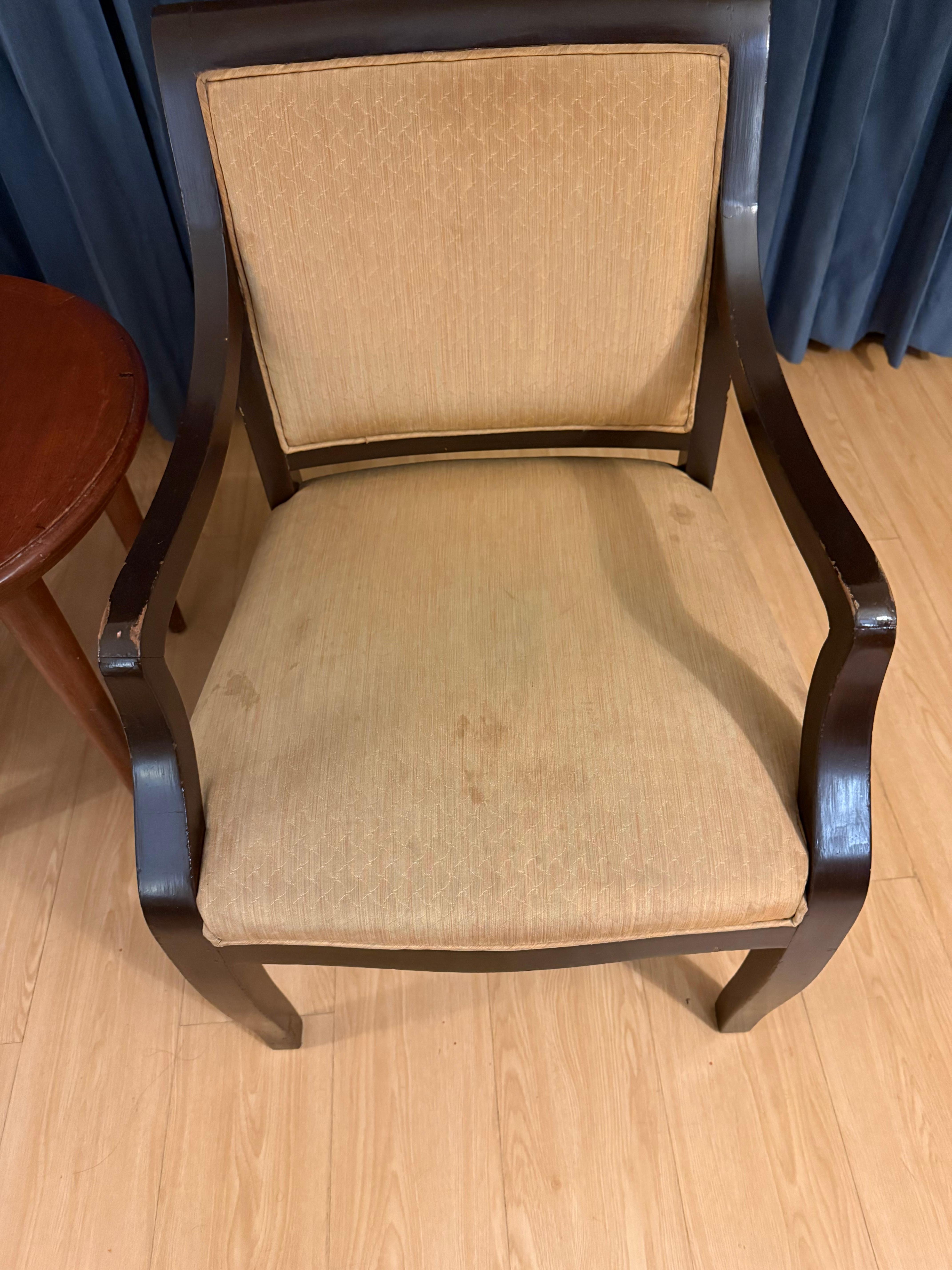 Stains on chair 