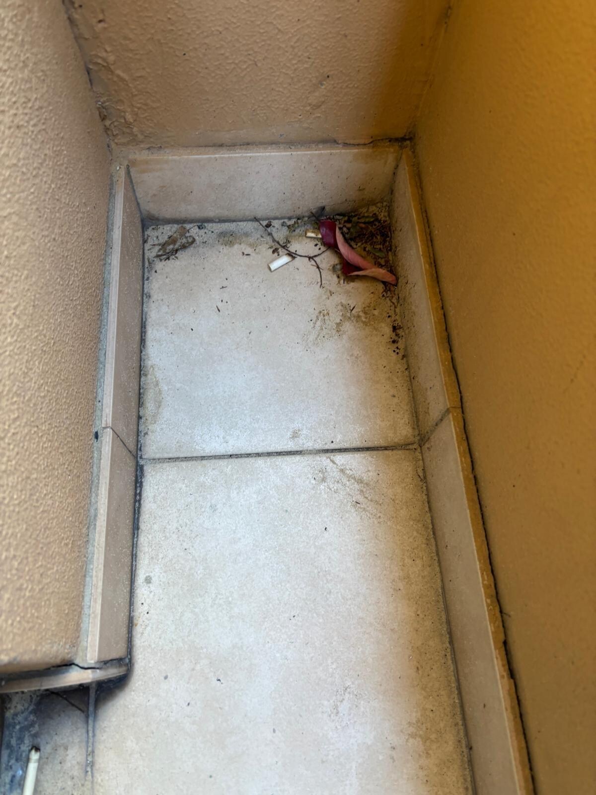 Cigarettes on balcony 