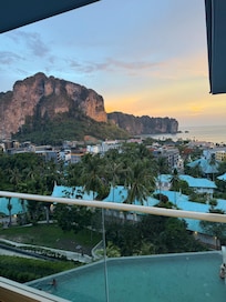 View from our jacuzzi suite
