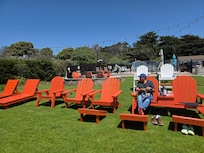 Chairs to relax and enjoy the view