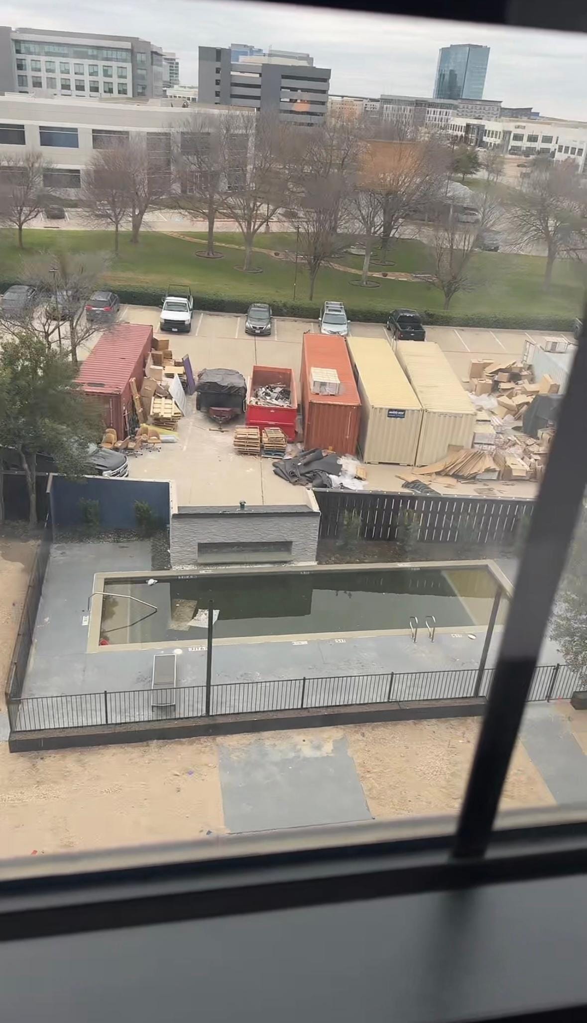 the view from our hotel.. 