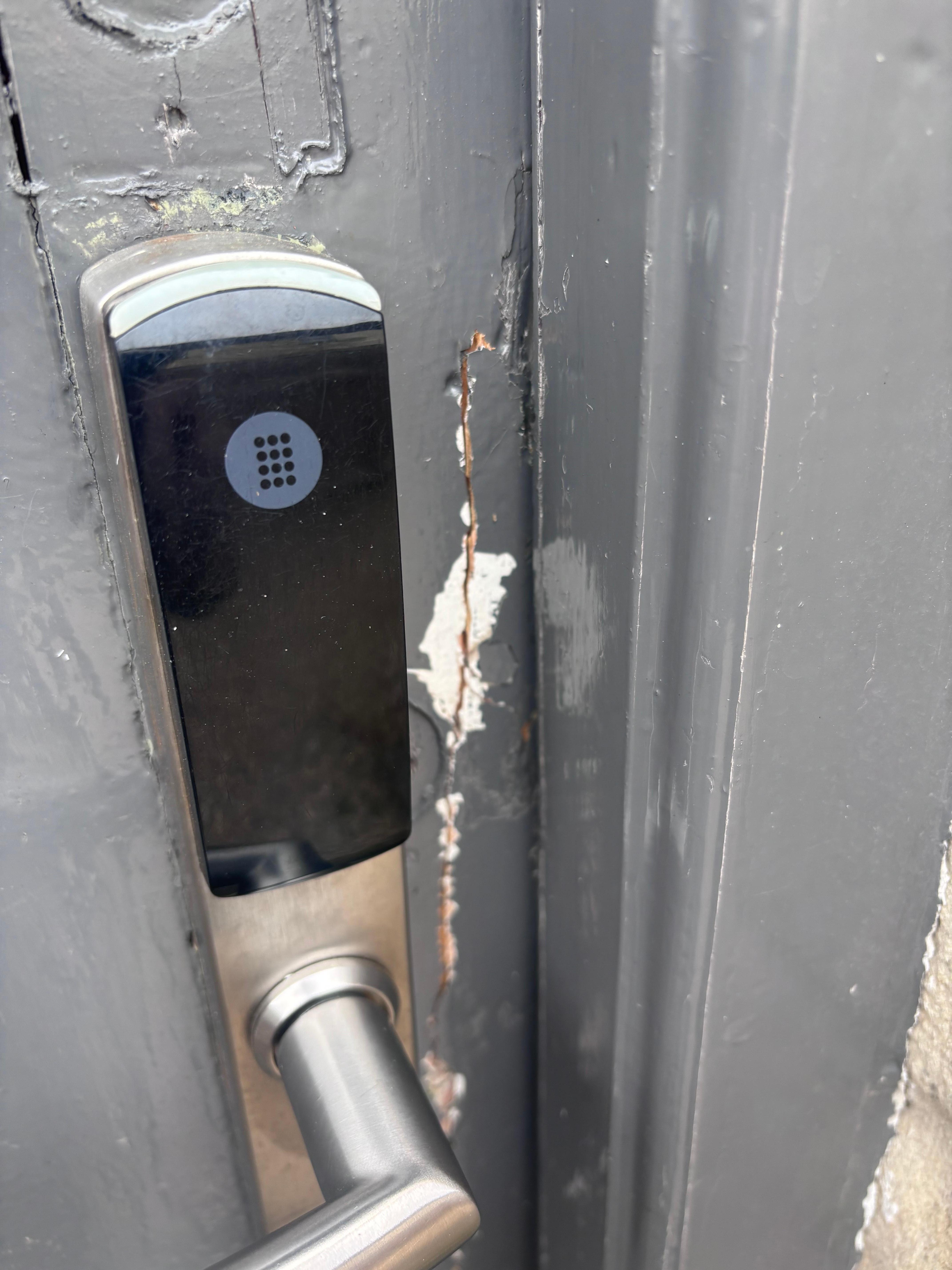 Evidence of forced entry 