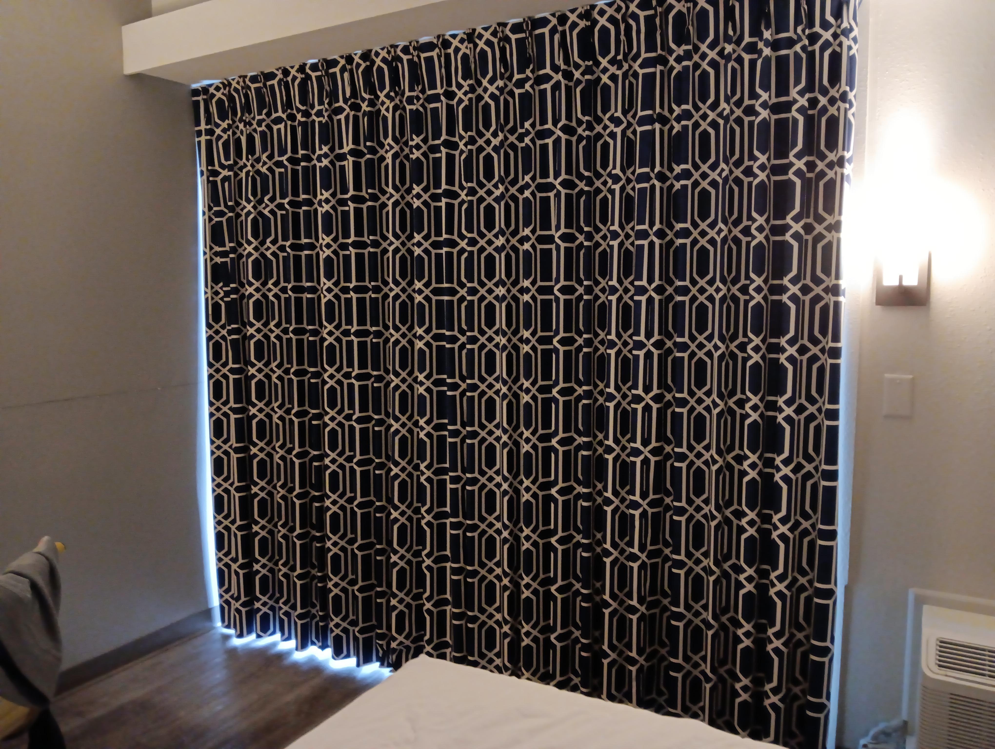 sliding doors and curtain