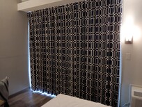 sliding doors and curtain