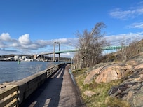 Promenad mot Älvsborgsbron