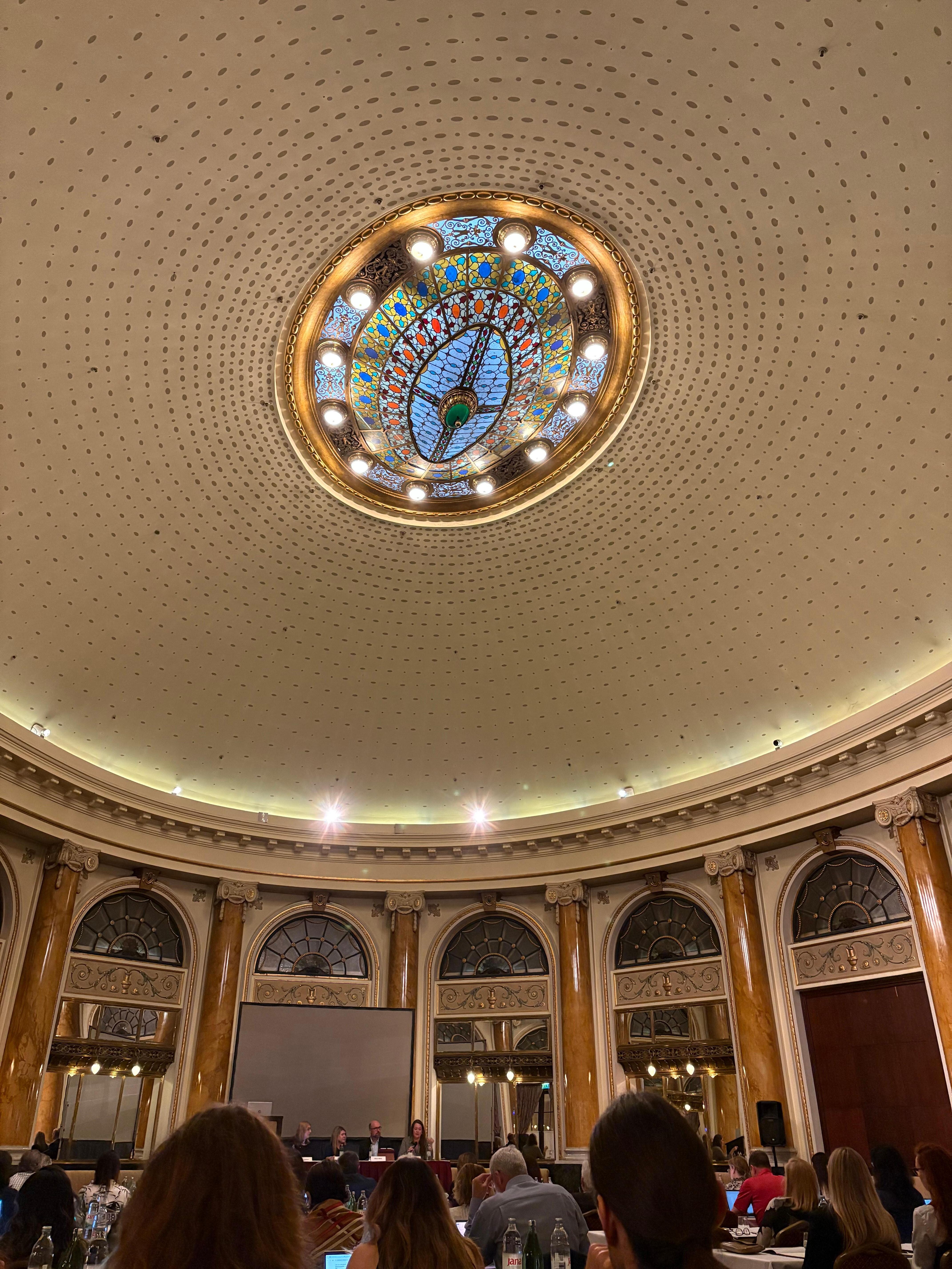 Ballroom ceiling