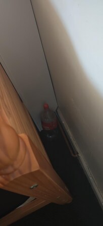 Bottle left from previous occupants