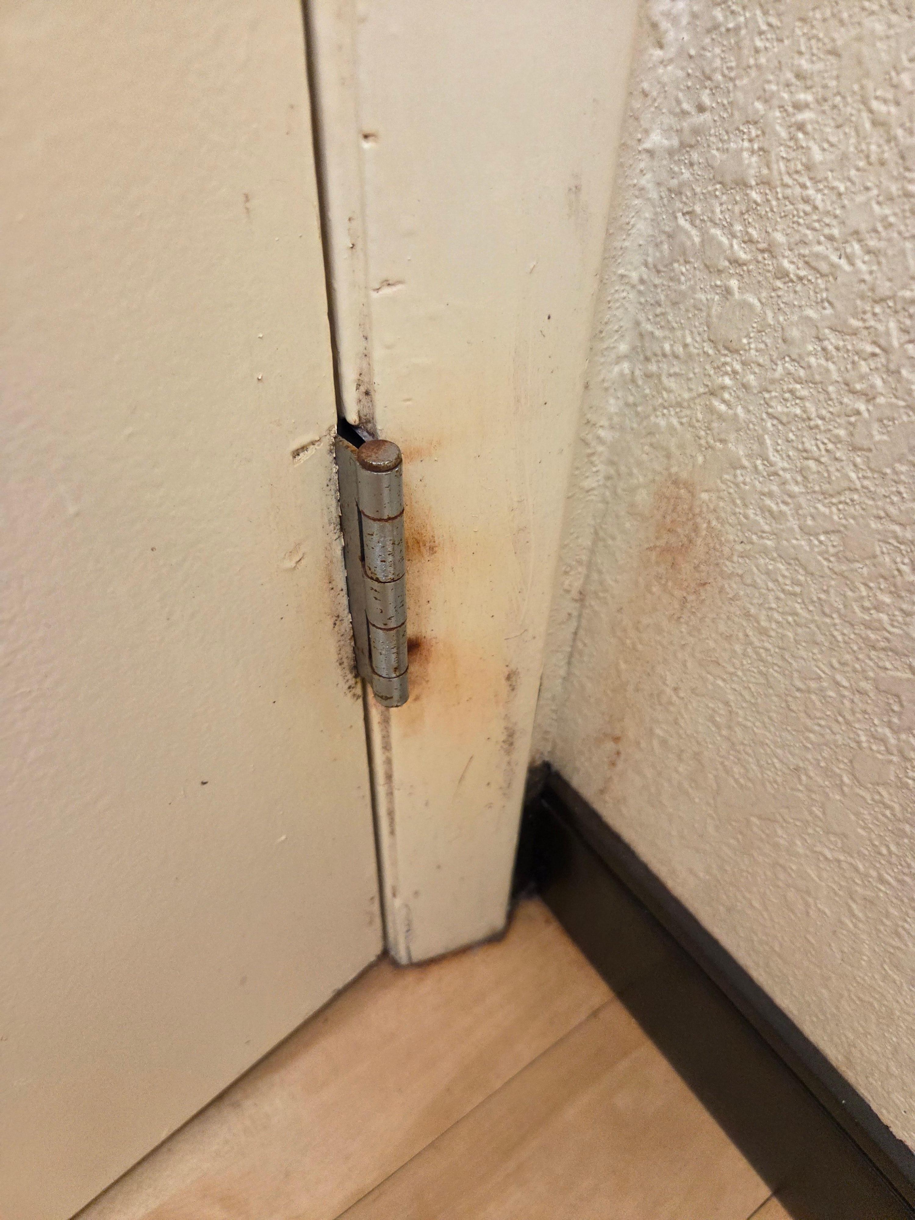 Charnière porte sdb jamais nettoyer 