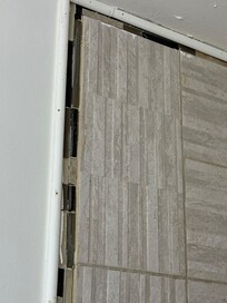 Bathroom wall