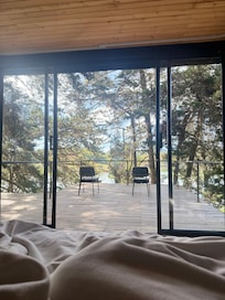 View from the bed