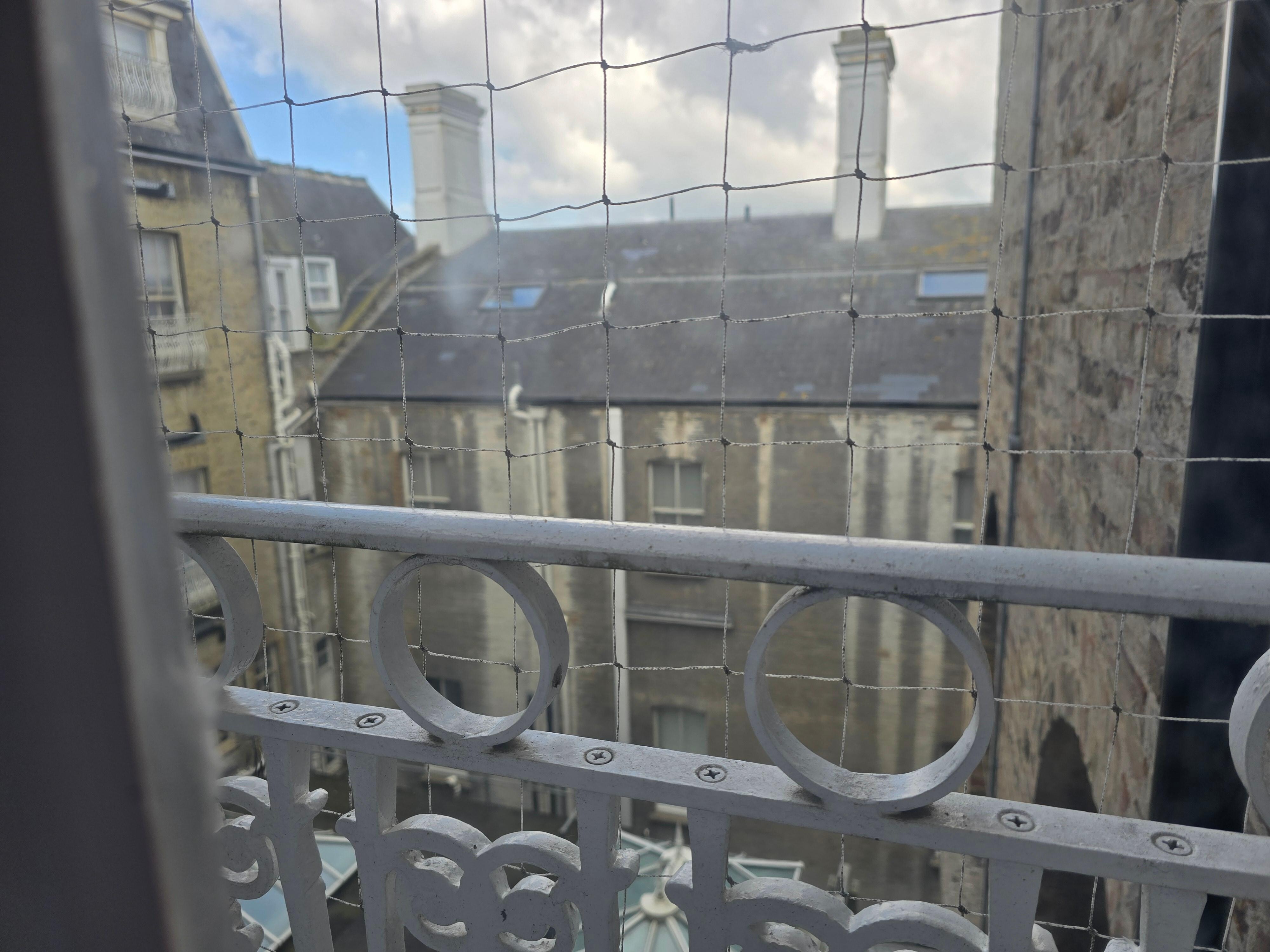 View from our room window once through the 'non retratable blind' 
This is what you get from a non Seaview room.