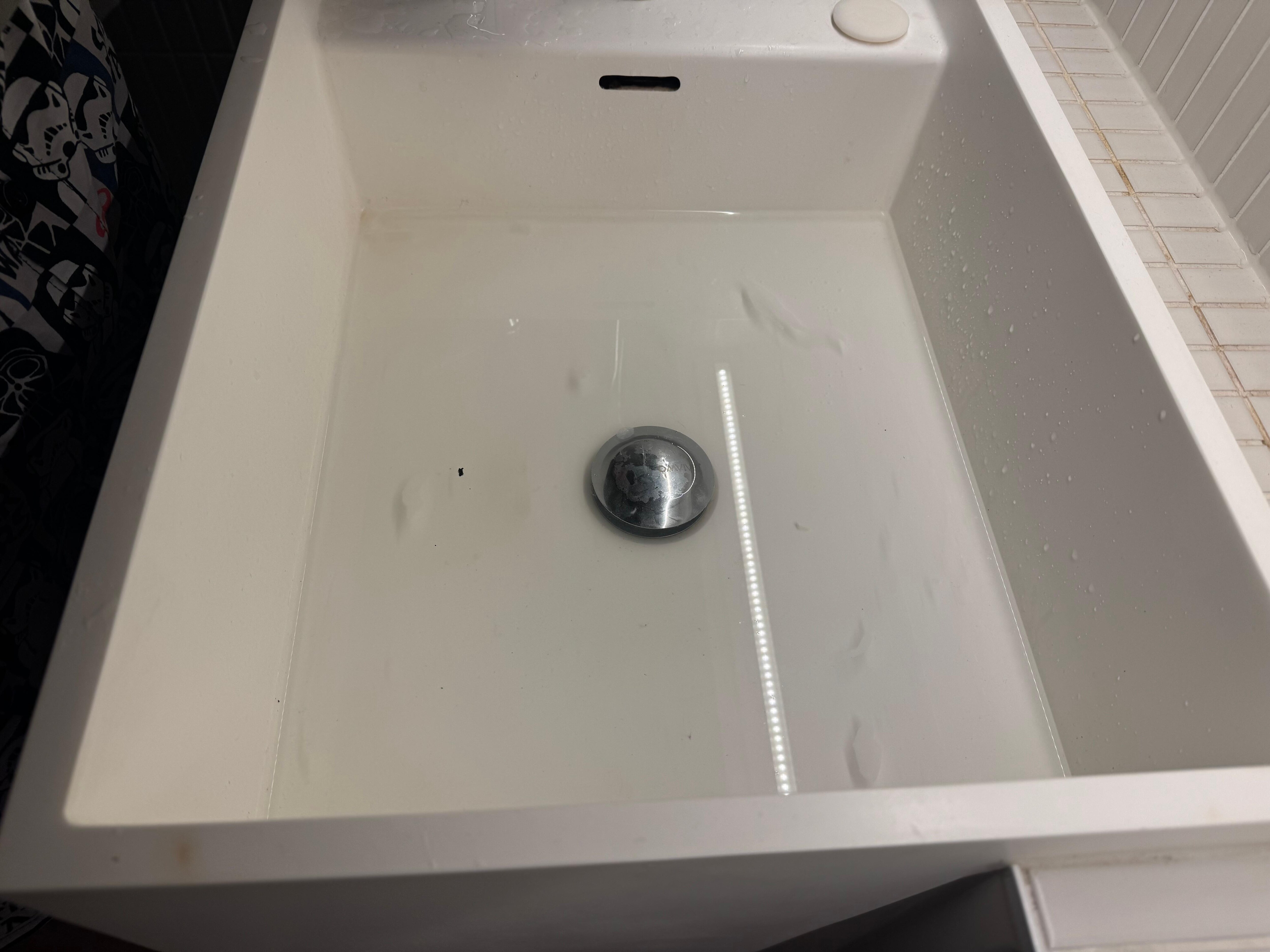 Bathroom sink never empties!