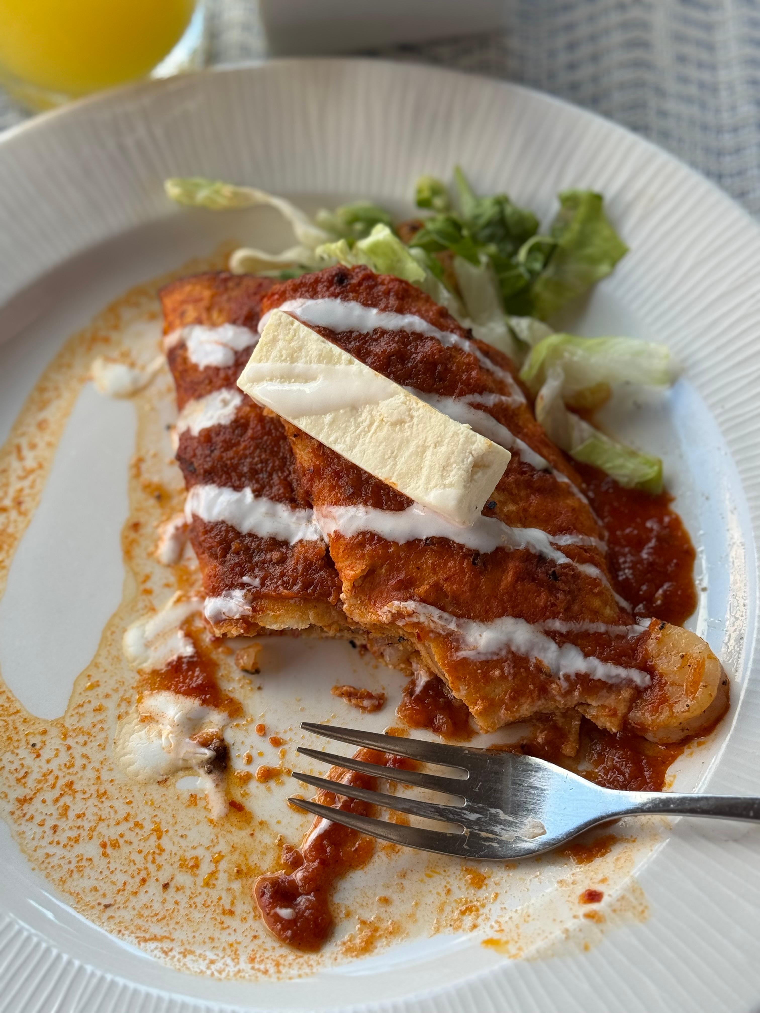 Shrimp Enchiladas from Lobster House