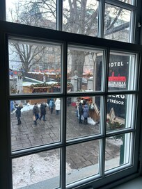 Overlooking the Xmas market