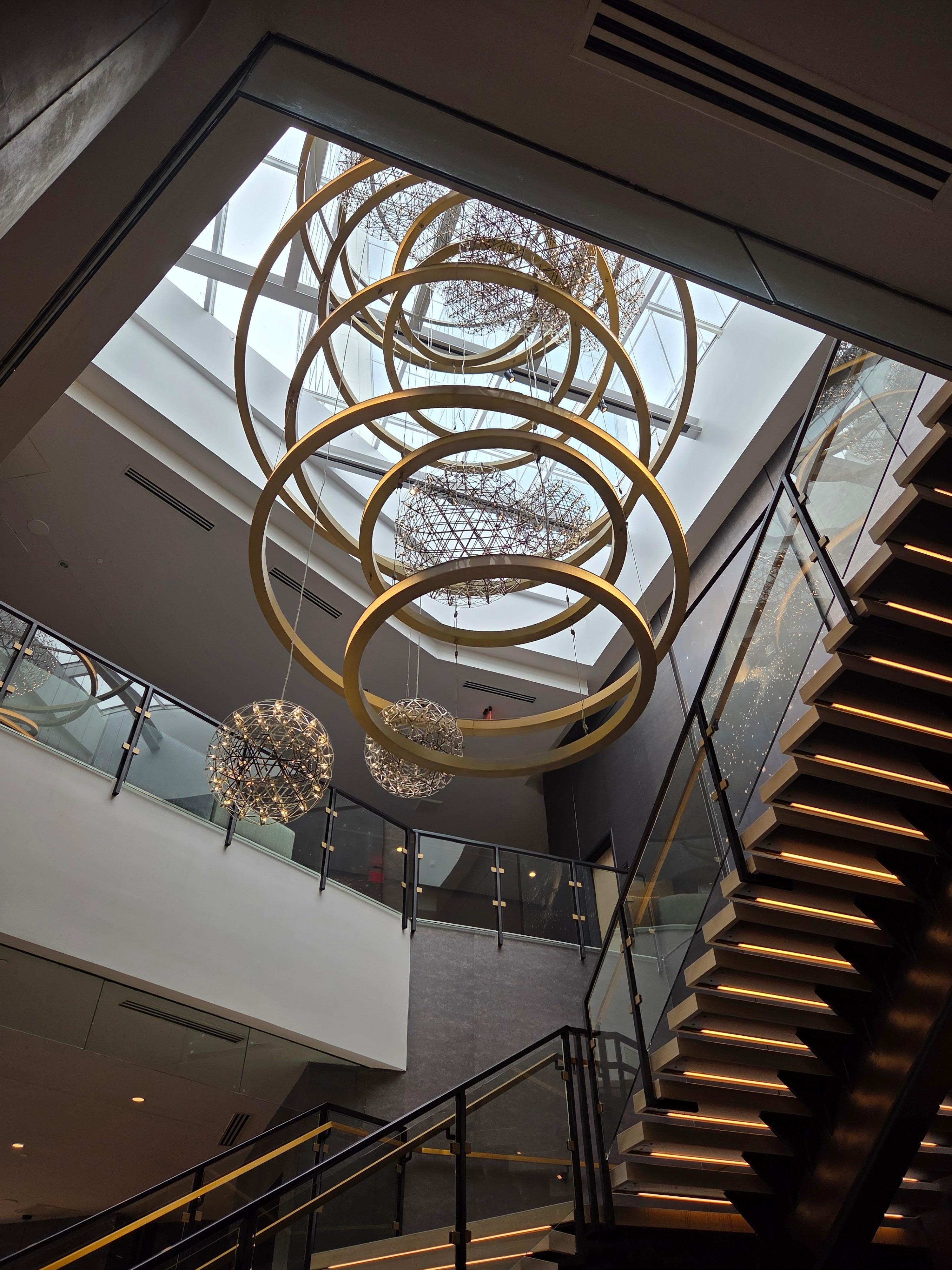 Staircase inside hotel