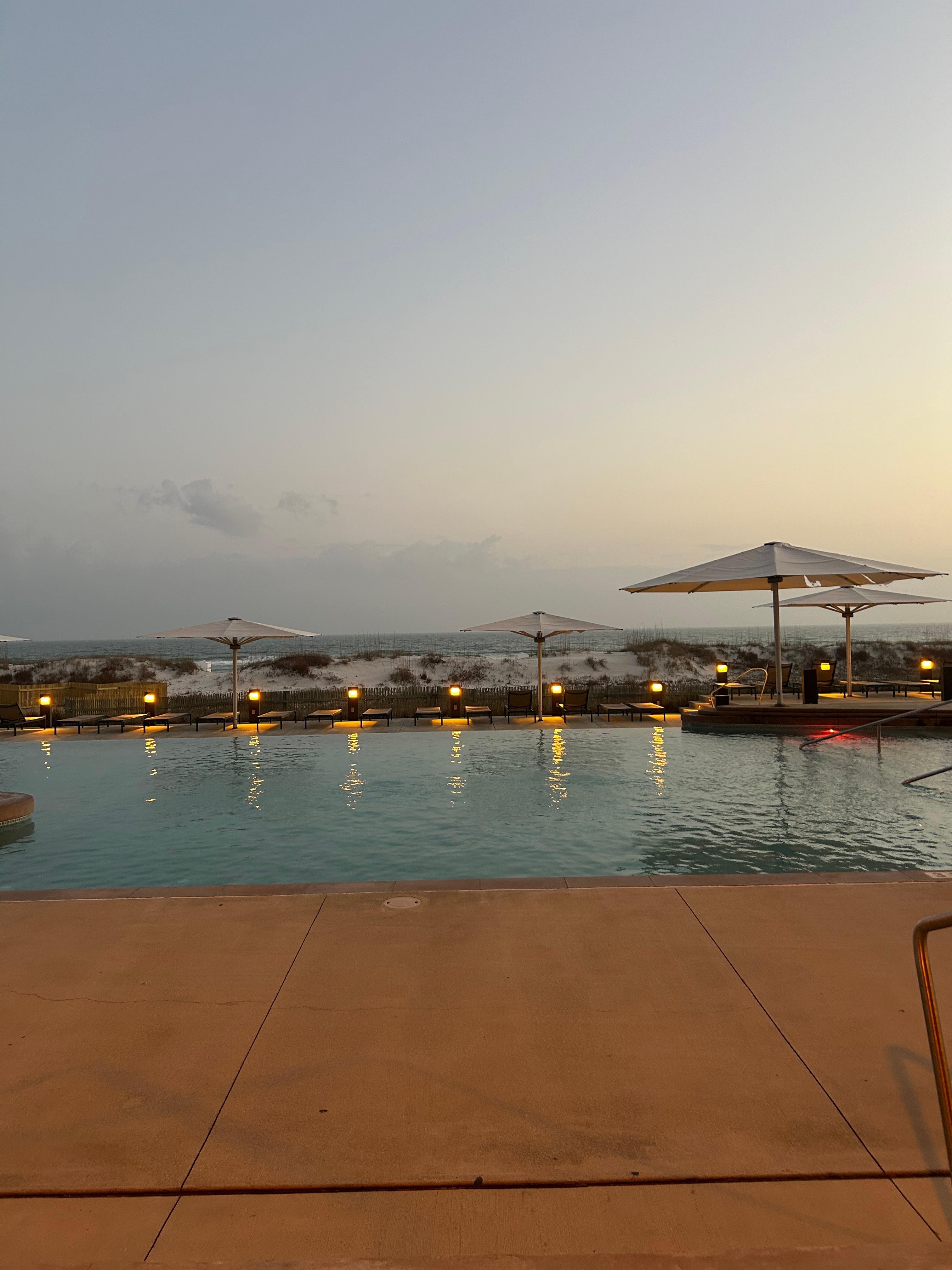 The beachside pool. A new pool is also under construction and looks like it'll be amazing when it's ready!