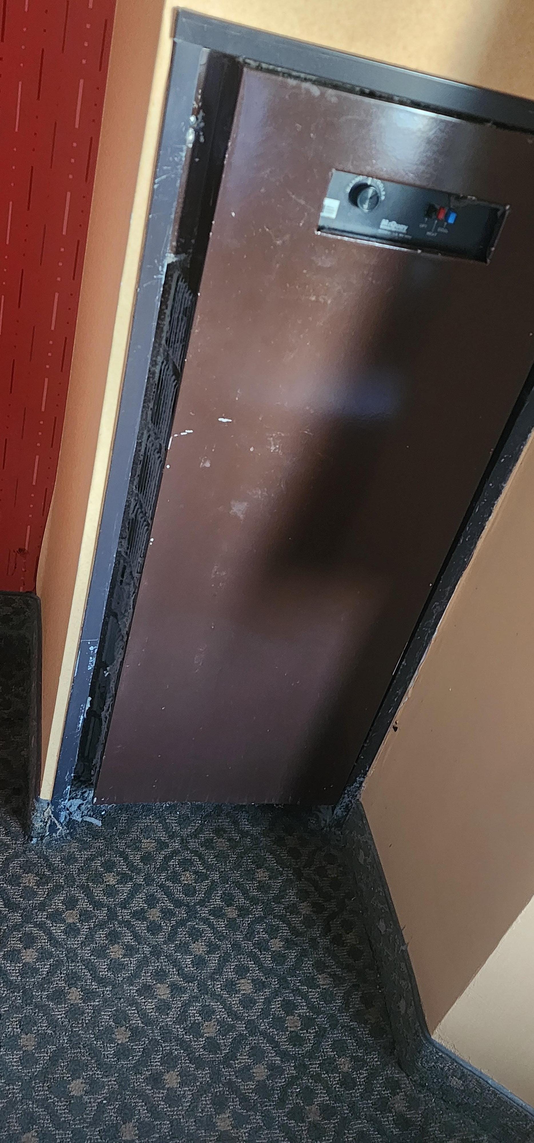 Disgusting heating and air conditioning unit.