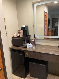 Kitchenette code before we left