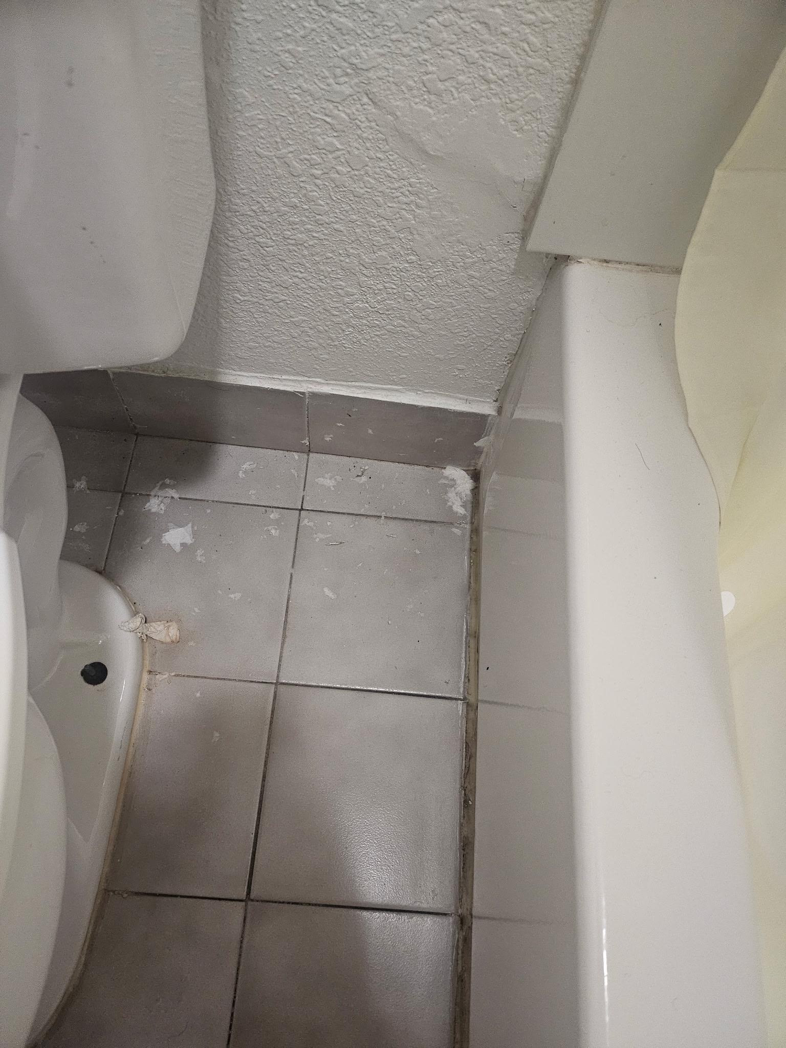 I DON'T EVEN WANT TO GUESS WHAT THIS IS; IT SHOULD'VE BEEN CLEANED BEFORE RENTING THE ROOM.