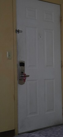 Filth all over this door. It was vile.