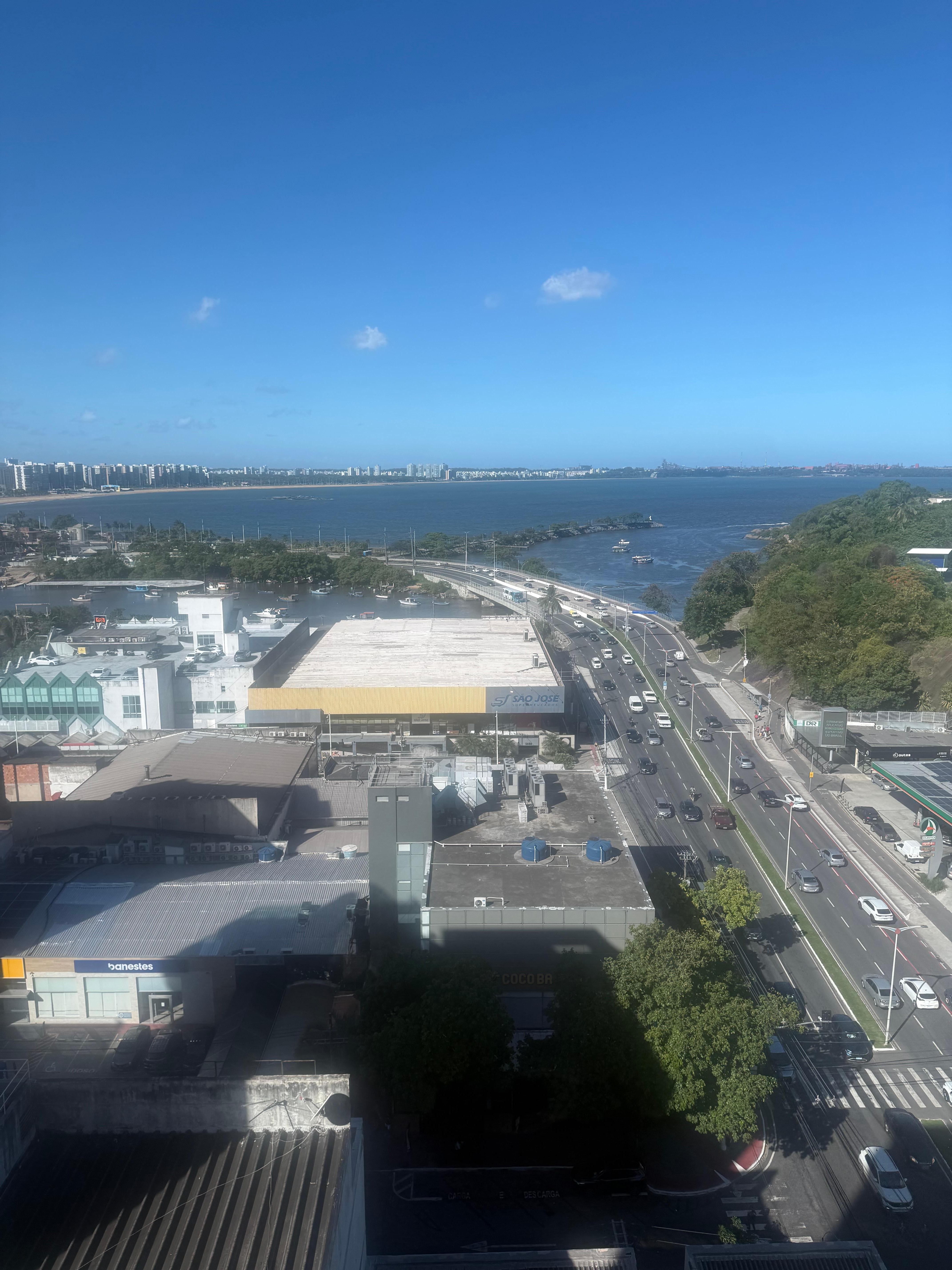 A vista do nosso quarto. 