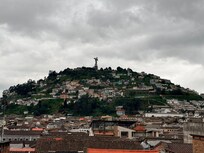The view from our room on the fifth floor.