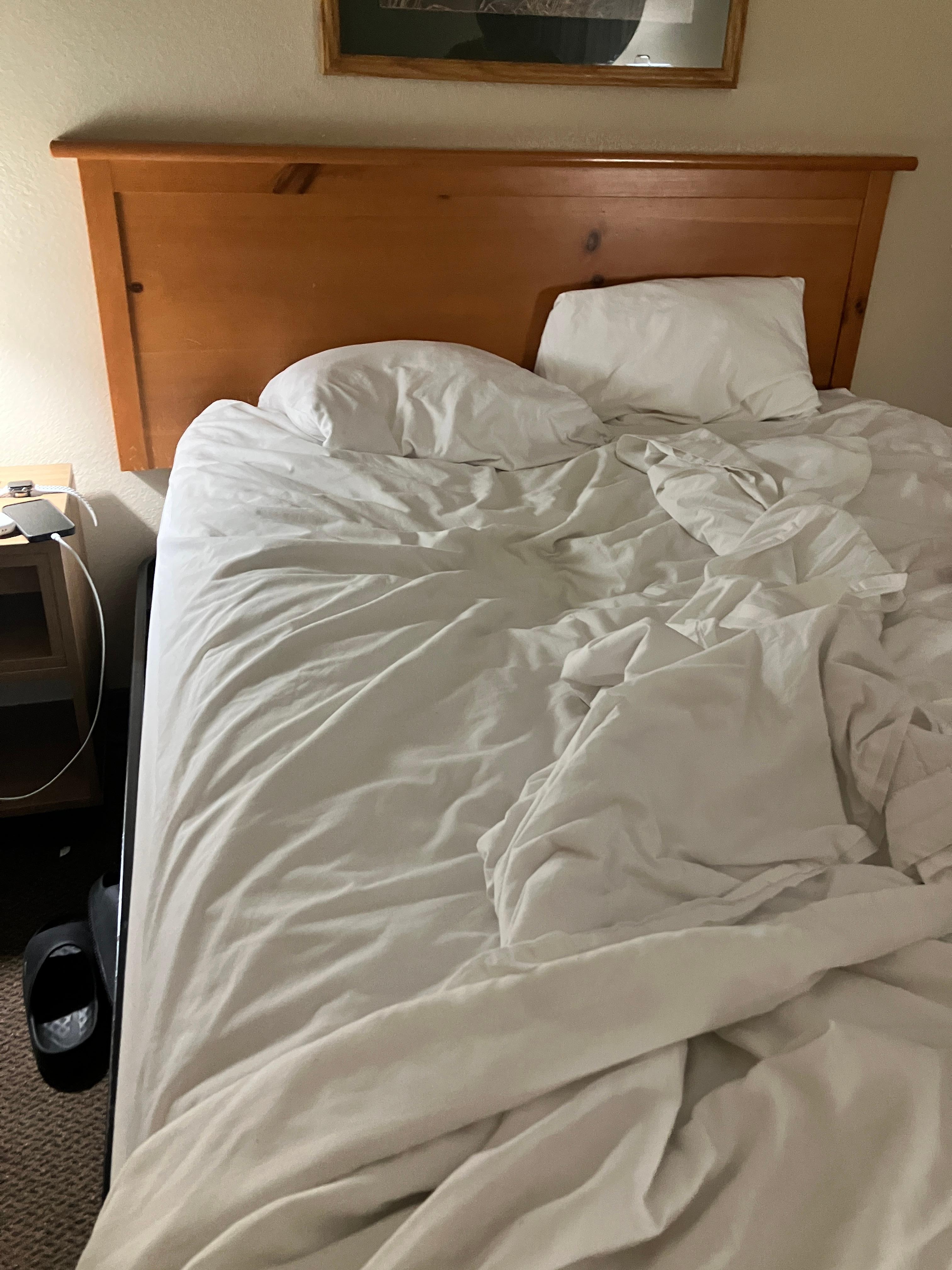 Hole in the mattress 