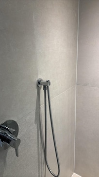 A shower with out shower heads