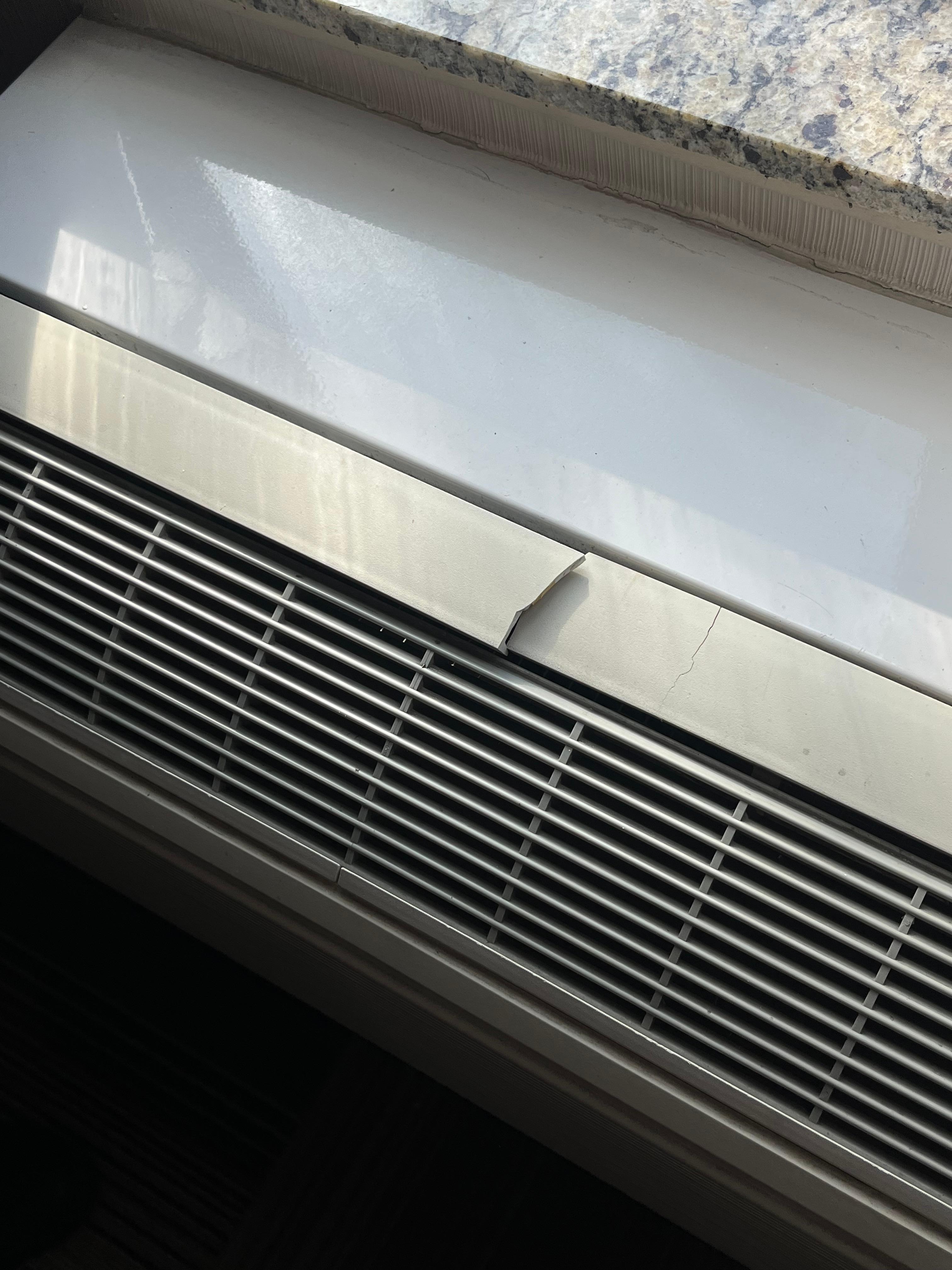 I’m assuming someone sat on this and they didn’t care to replace 