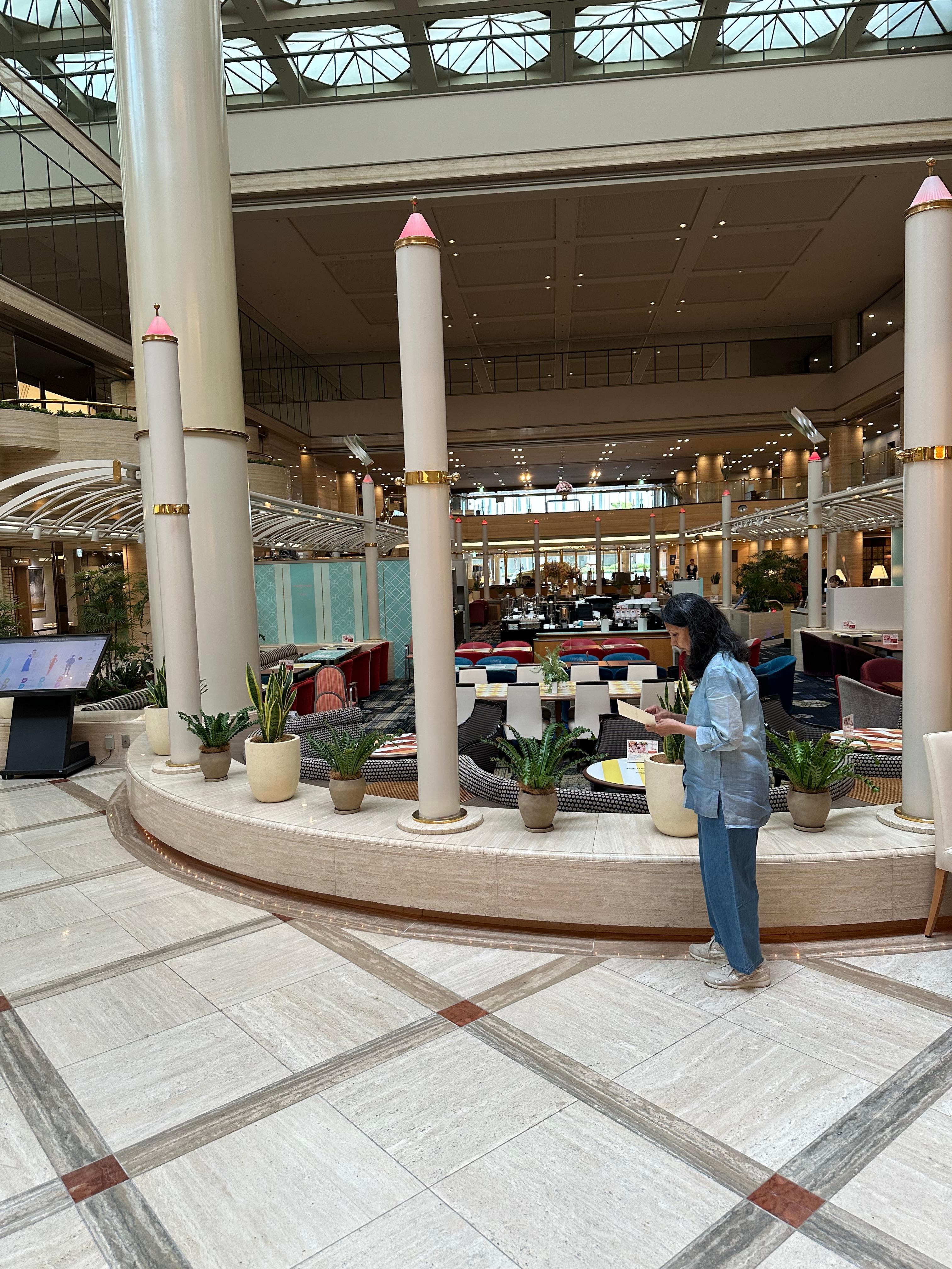 The hotel lobby is a very welcoming place 