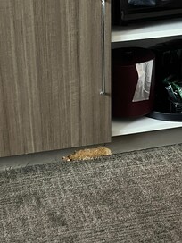 Broken/chipped off furniture