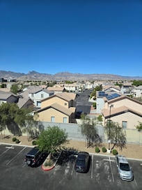 View from our window, nice area. Felt safe.