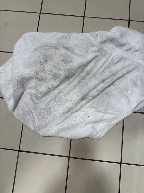 Towel from Dirty Floor 
