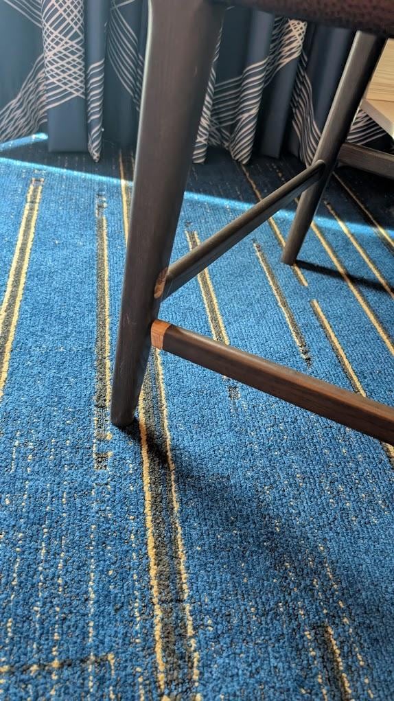 Every chair was broken