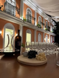 Degustação de vinhos dos rótulos do hotel