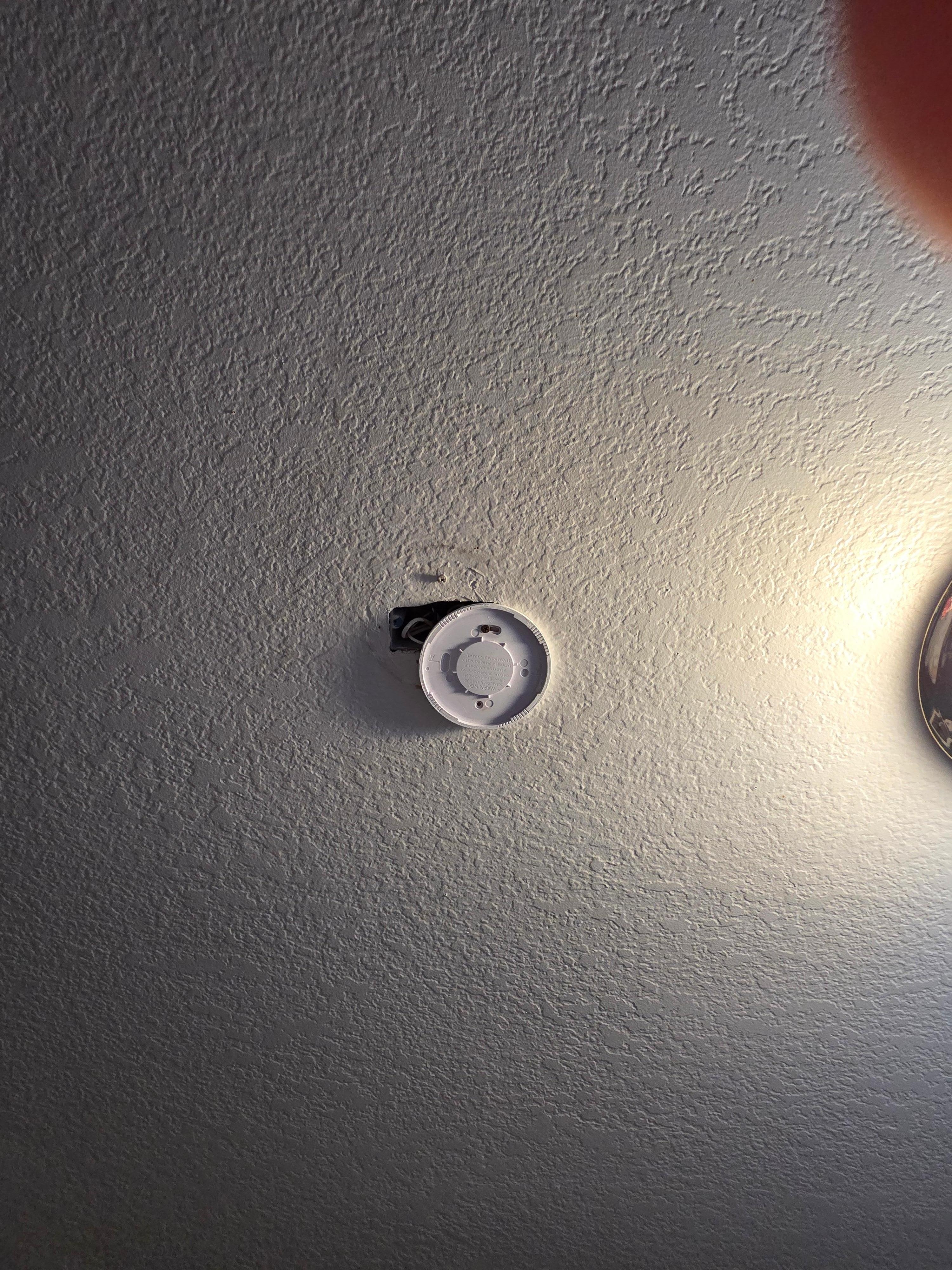 Where a fire detector should be...