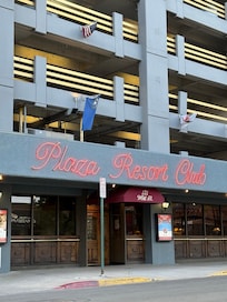 Exterior, front entrance