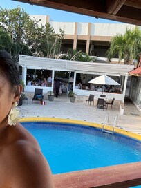 Área do café da manhã que não tivemos acesso ao fundo