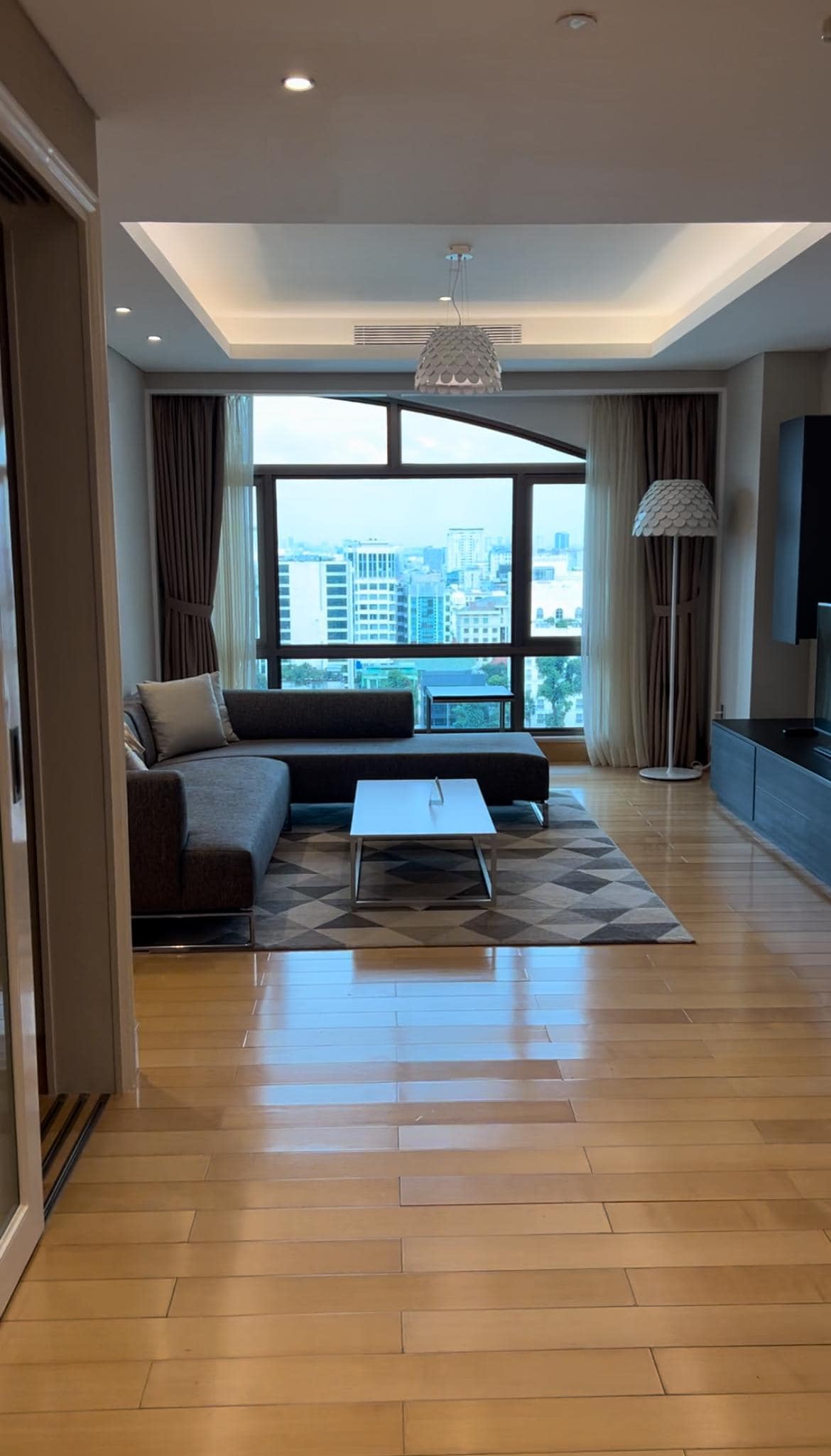 Living room with great view