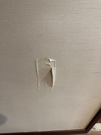 Estrutura das paredes danificados.