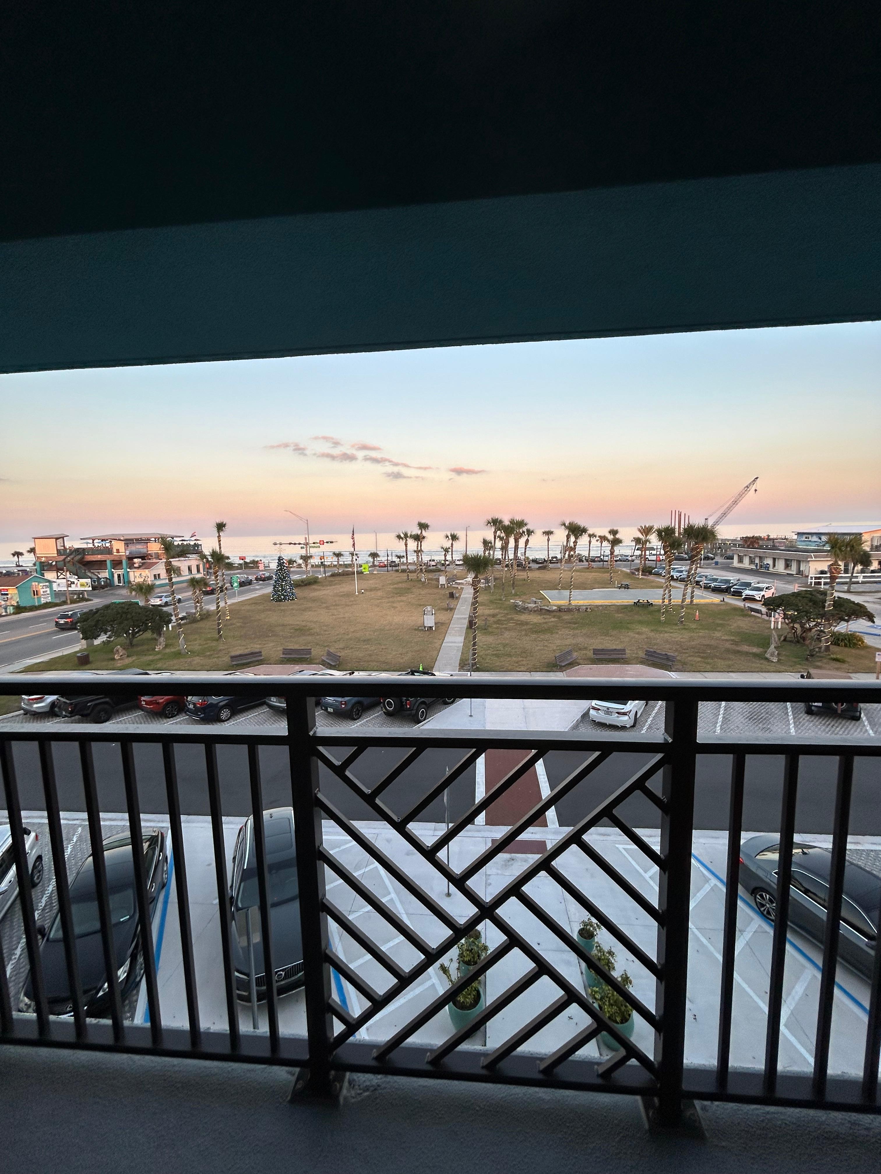 View from our balcony 