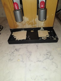 Batter trays were such a mess the first 2 days. Your cup bottom would get nasty trying to get the batter. We had to knock on kitchen door 5 times on the 15th to ask for coffee, orange juice, cheese, release spray (which she kept hiding)