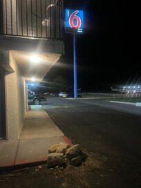 Pile of rocks on the walkway toward my room