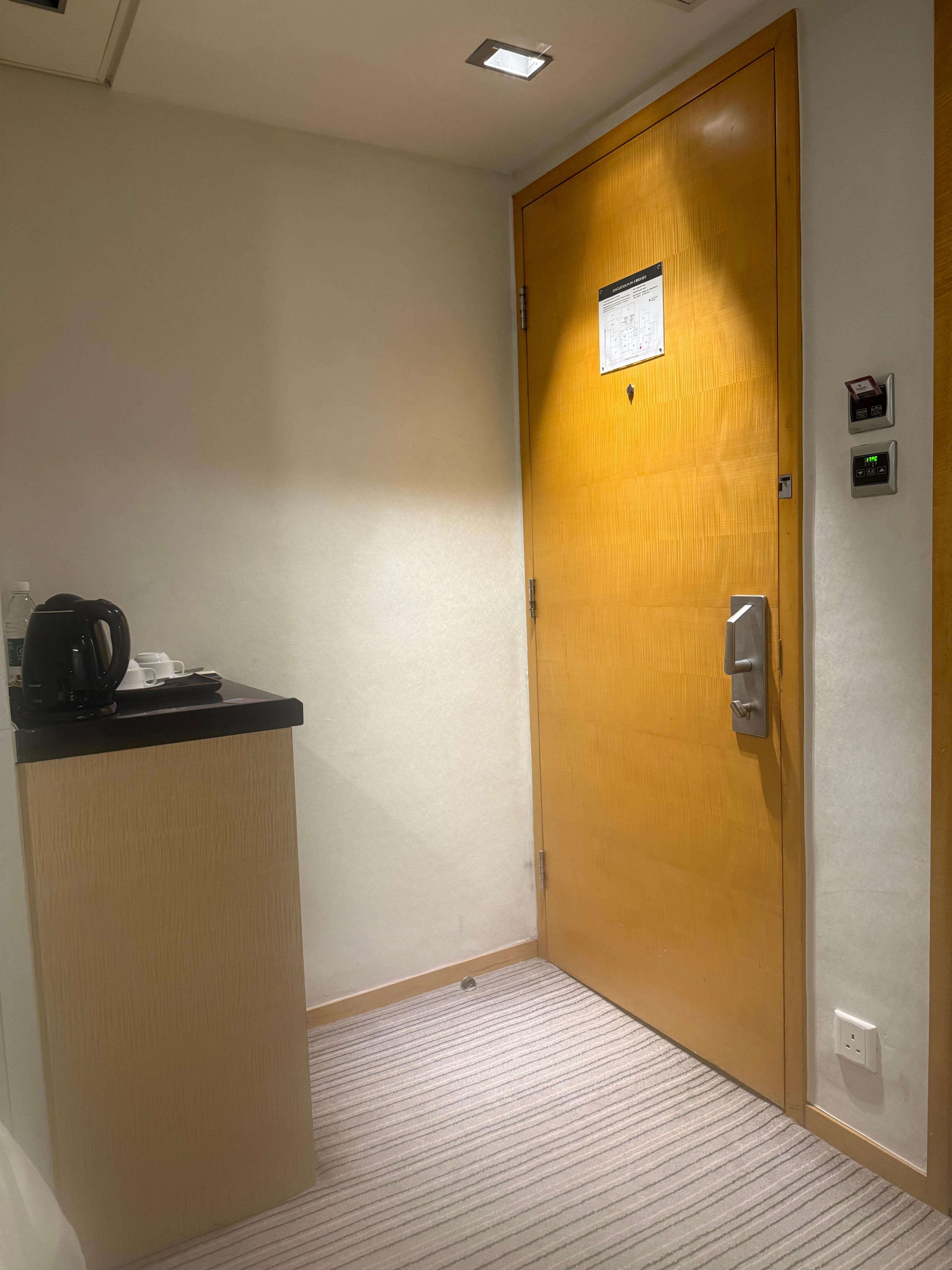 Door entrance..very cramped