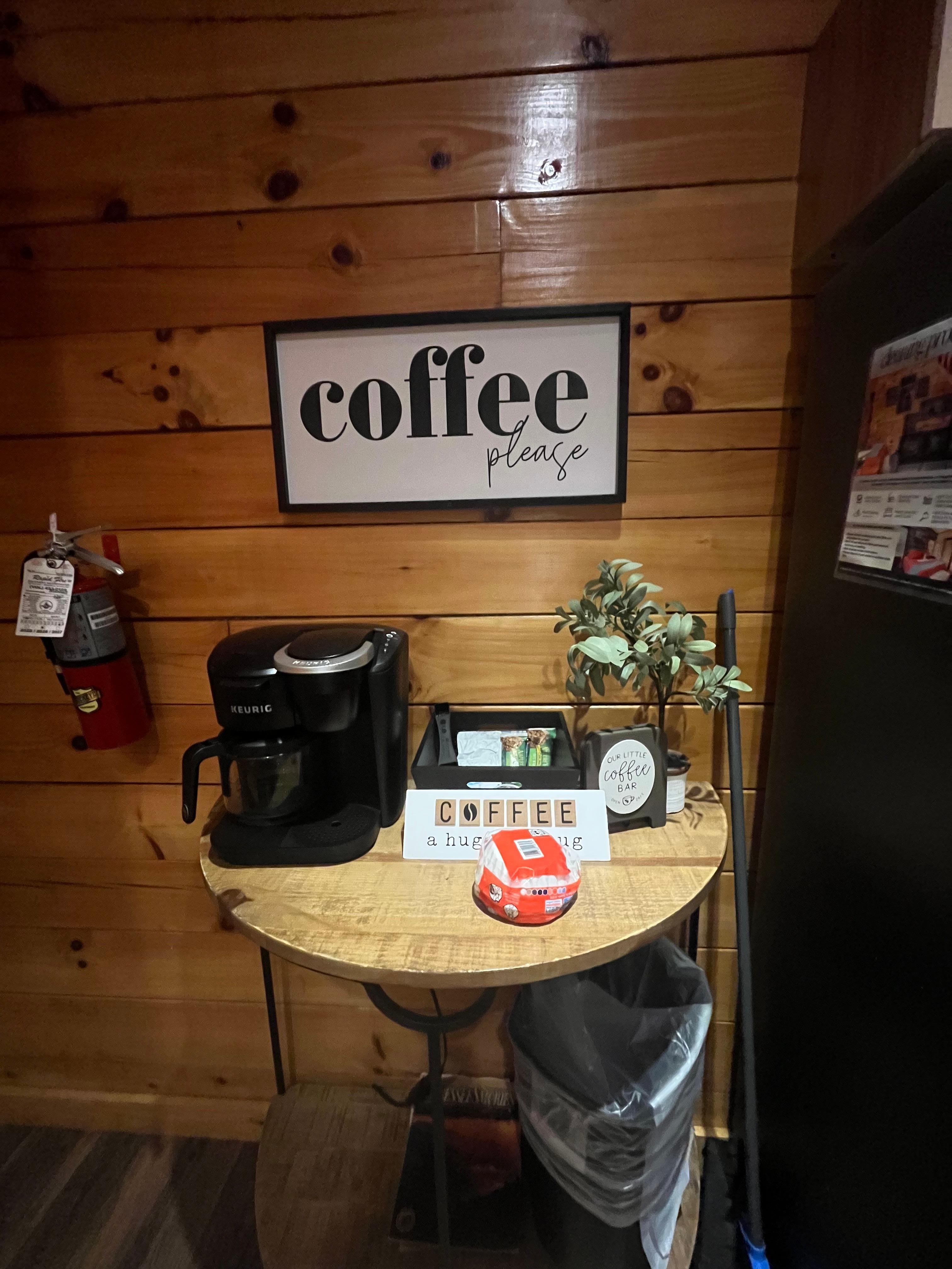 Cute coffee bar 