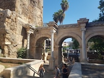 Hadrians Gate near by
