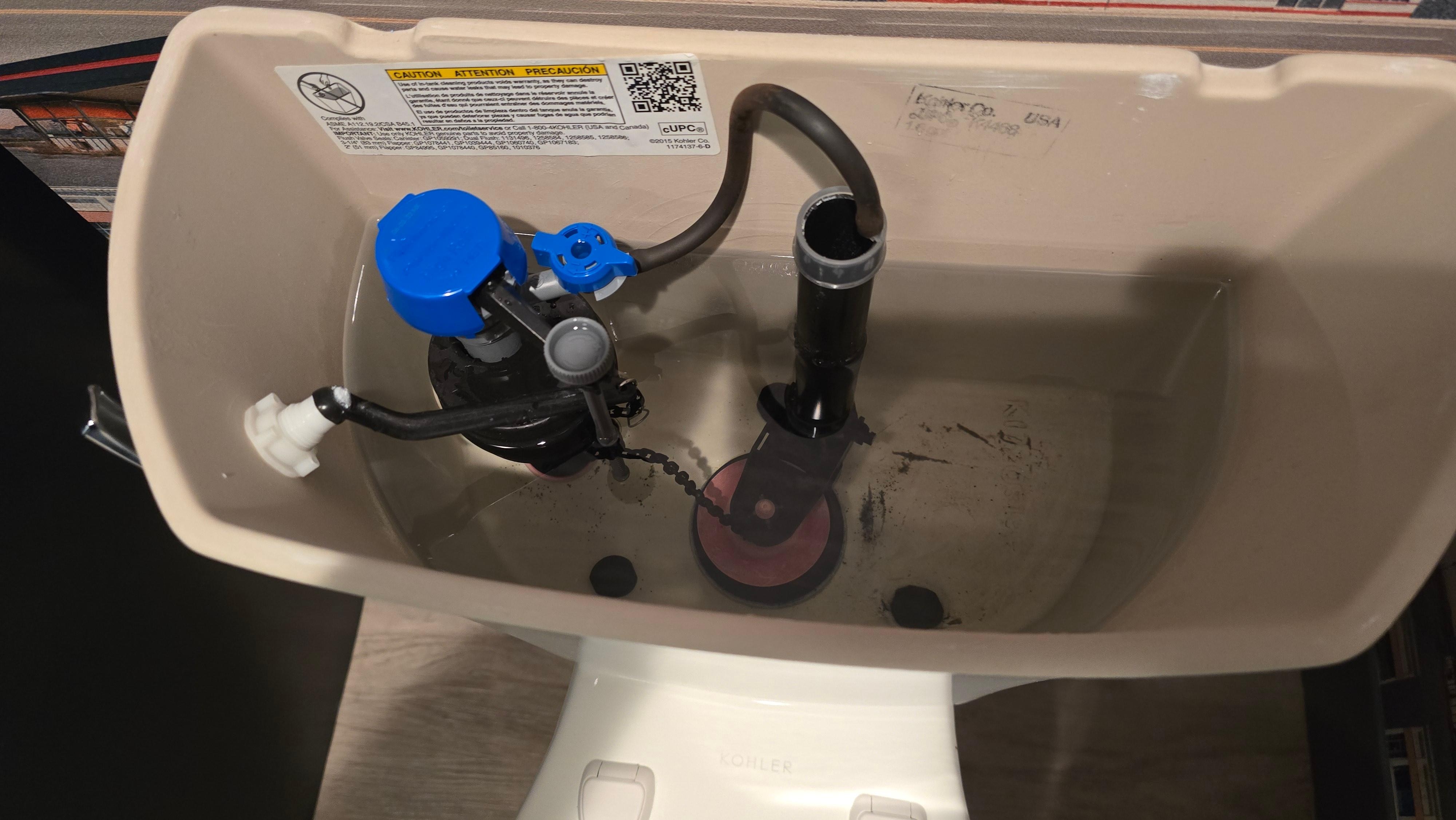 Handle was not connected to drain