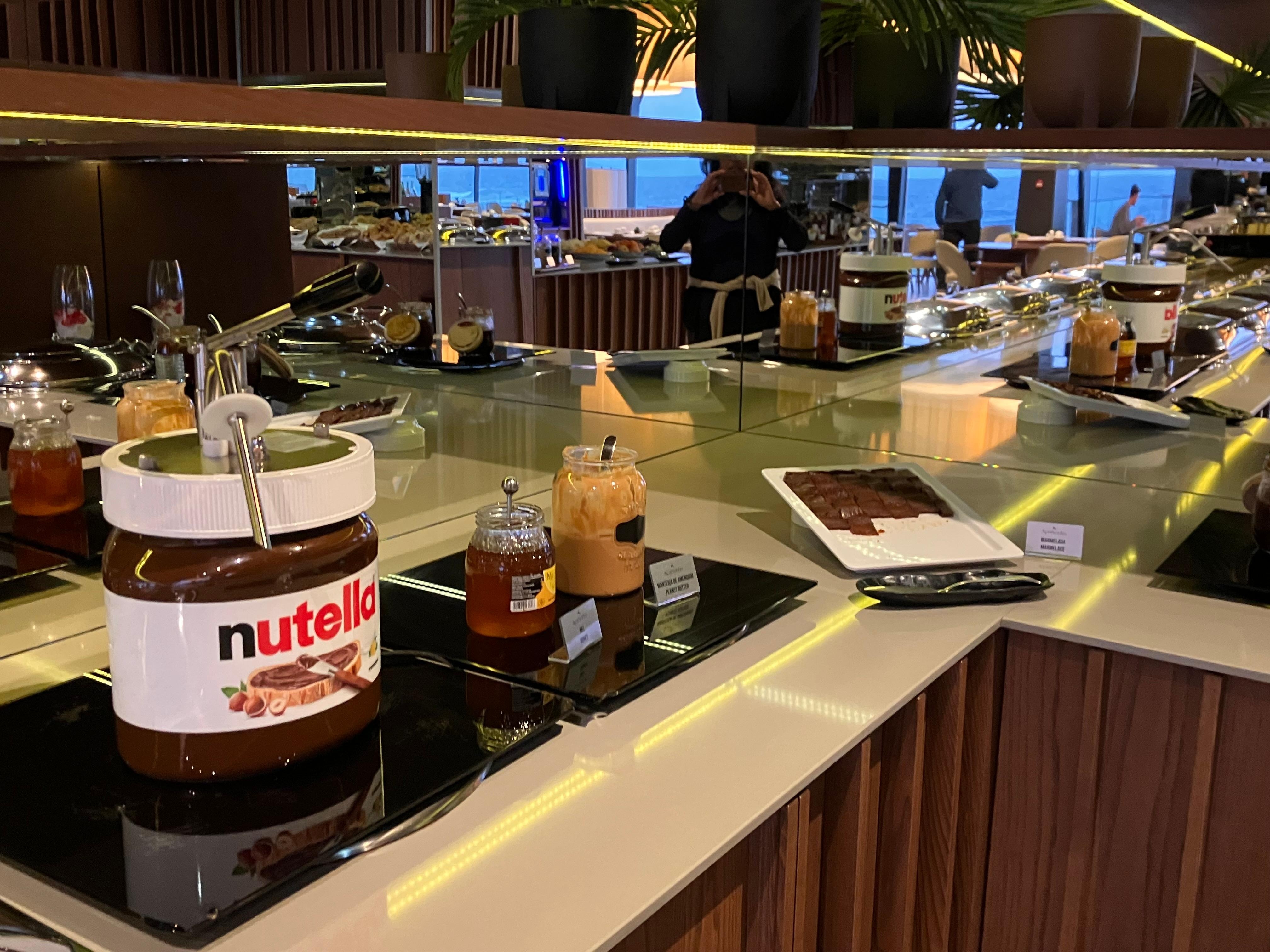 The Nutella says it all! Everything done above and beyond