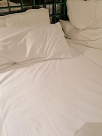 Os lençóis não foram mudados de quem fez sexo anteriormente a minha chegada