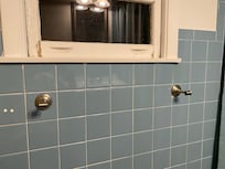 Missing towel rack